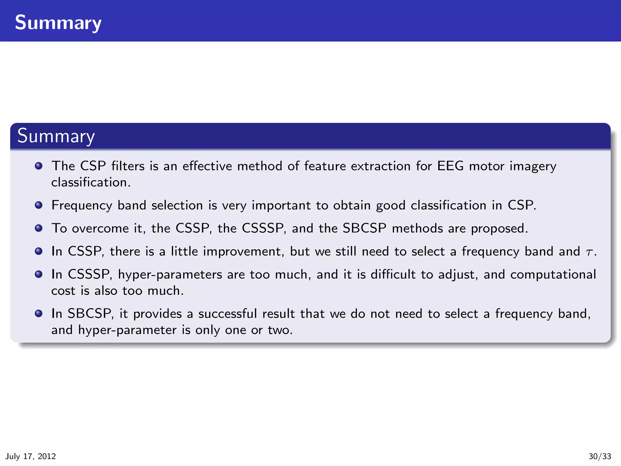 Introduction to Common Spatial Pattern Filters for EEG Motor Imagery ...