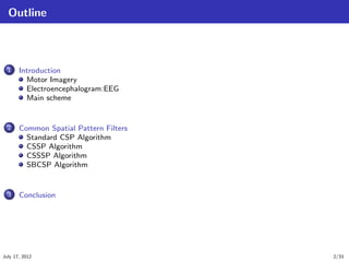 Introduction to Common Spatial Pattern Filters for EEG Motor Imagery ...