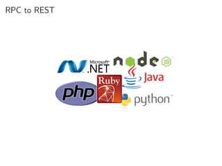RPC to REST (Hypermedia) | PPT