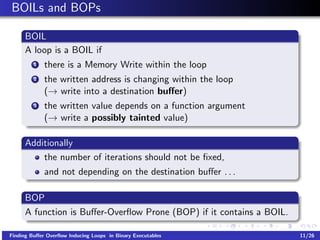 Buffer Overflow Prone Function Detection | PPT