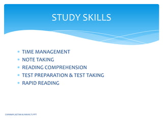 Study Skills | PPT