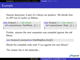 Managing Binary Compatibility in Scala (Scala Days 2011) | PPT