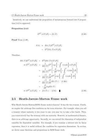 金利期間構造について:Forward Martingale Measureの導出 | PDF