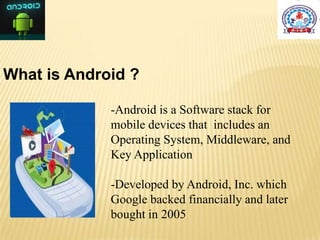 PPT on Android Applications | PPTX