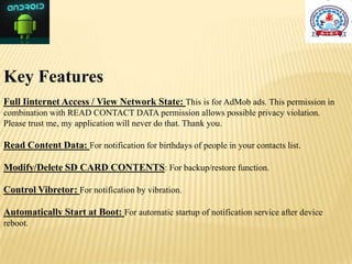 PPT on Android Applications | PPTX