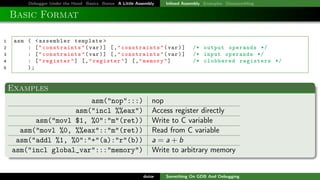 Debugger Principle Overview & GDB Tricks | PPT