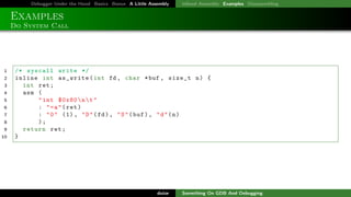 Debugger Principle Overview & GDB Tricks | PPT