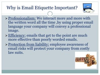 Importance Of Email Etiquette