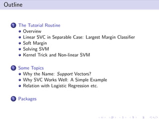 A Simple Review on SVM | PPT