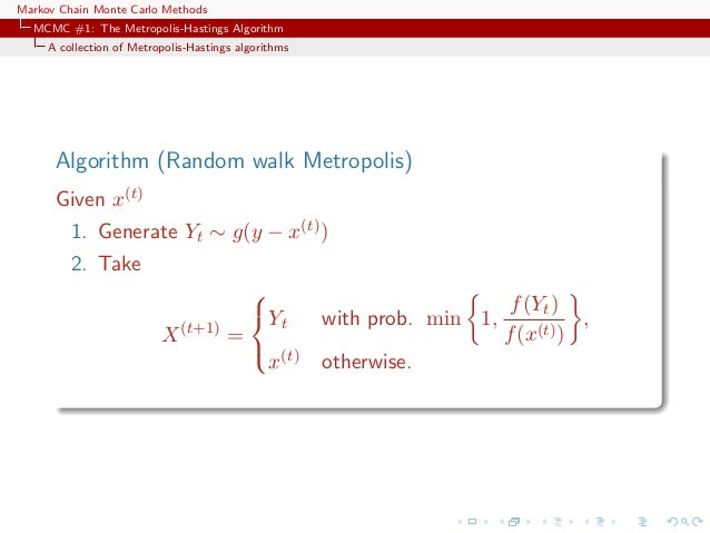 Introduction To Mcmc Methods