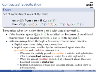 AAMAS 2014 - Montali - Verification of Data-Aware Multiagent Systems | PDF