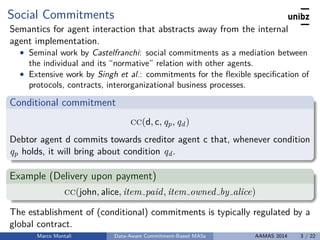 AAMAS 2014 - Montali - Verification of Data-Aware Multiagent Systems | PDF