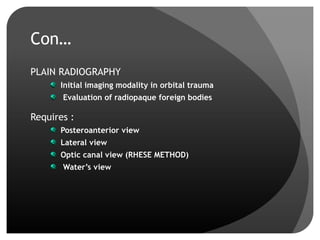 Imaging in Ocular Pathologies | PPTX