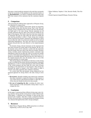 Program slicing | PDF