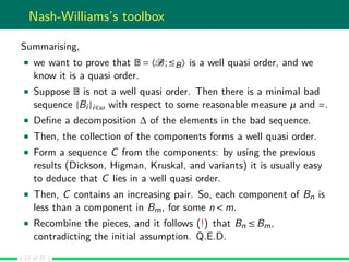 The Graph Minor Theorem: a walk on the wild side of graphs | PPT
