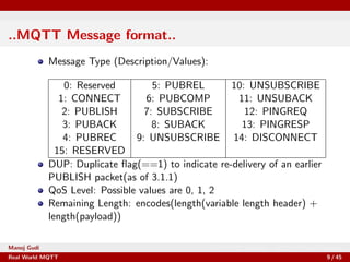 Real World Applications of MQTT | PDF