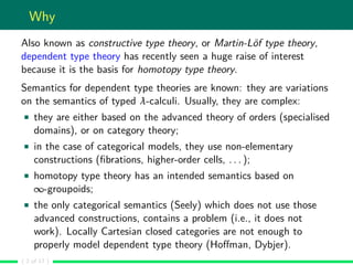 Point-free semantics of dependent type theories | PDF