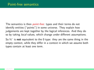 Point-free semantics of dependent type theories | PDF