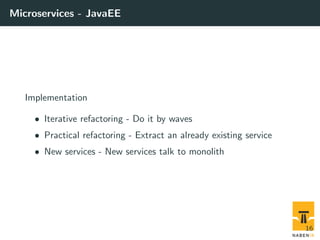 Functional microservices with Java EE | PPT