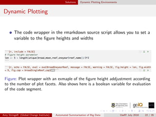 Automated Summarisation of Big Data, useR! 2018 | PPT