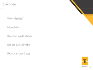 Eclipse MicroProfile metrics: Practical use cases | PDF | Programming Languages | Computing