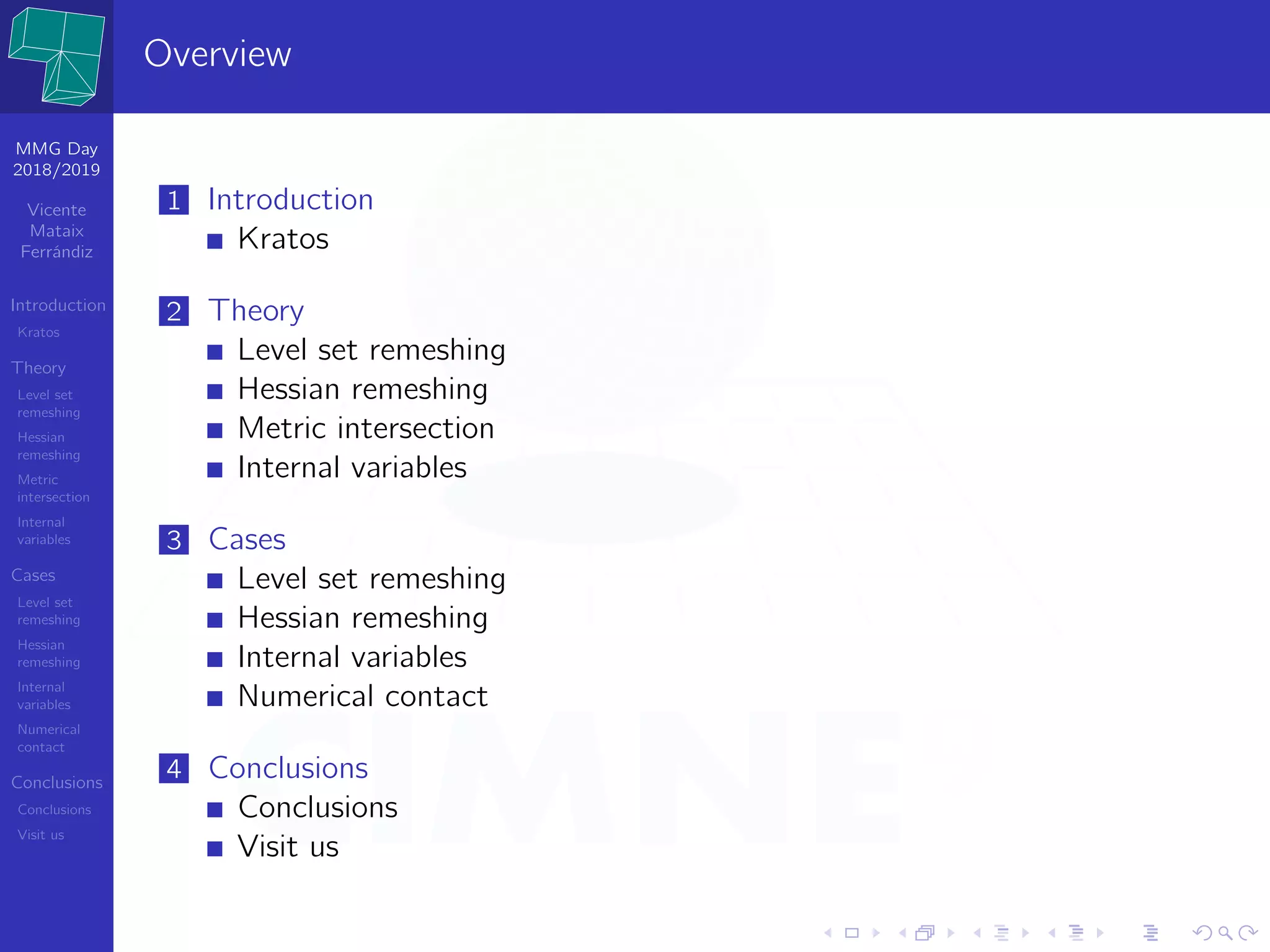 Application cases of MMG library in the Kratos Multiphysics (AKA Kratos ...