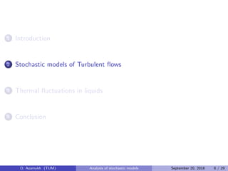 Analysis of stochastic models in fluids by simulations | PPT