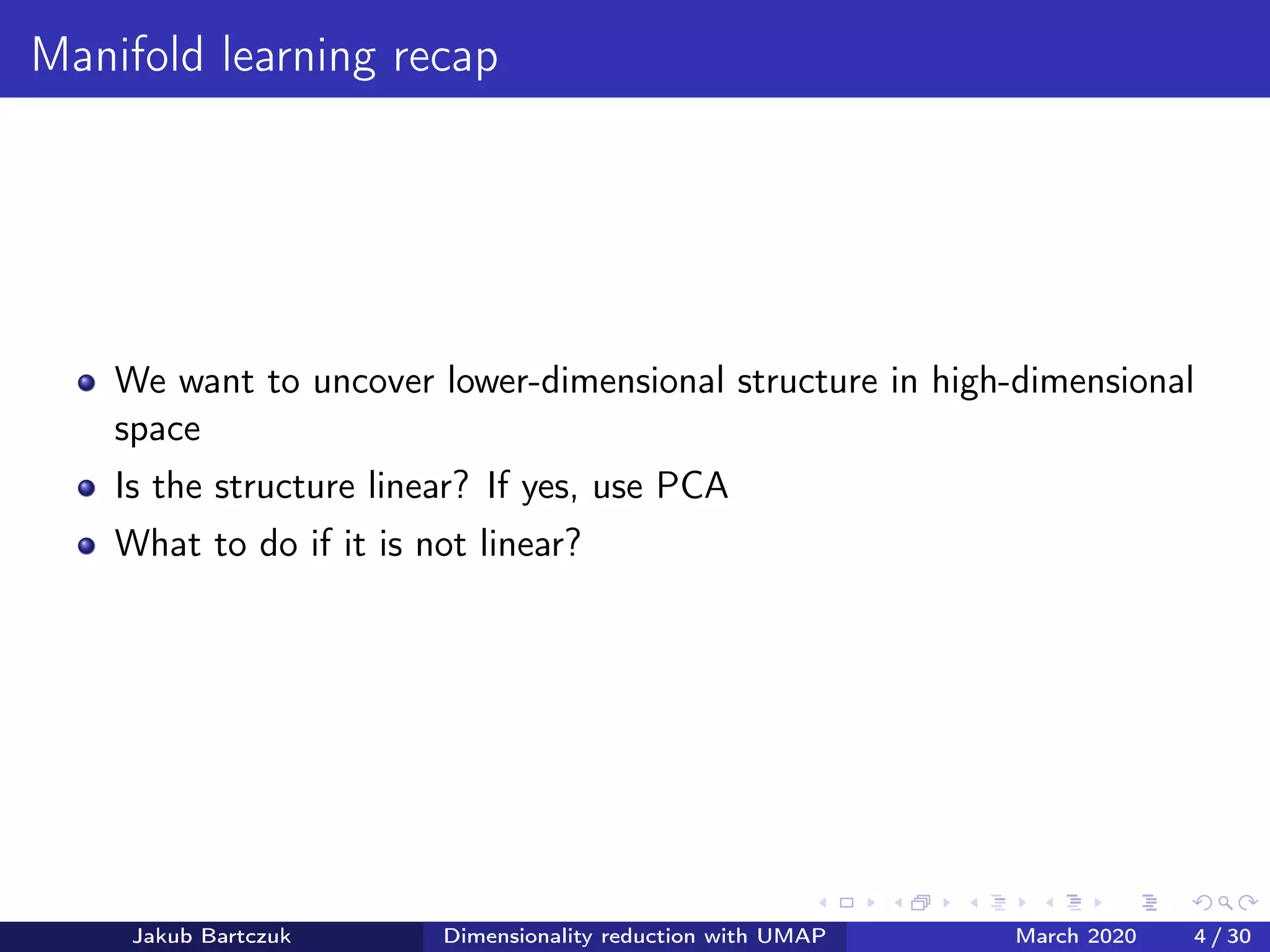 Dimensionality reduction with UMAP | PDF