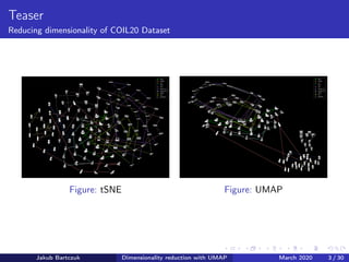 Dimensionality reduction with UMAP | PDF