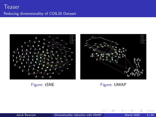 Dimensionality reduction with UMAP | PDF