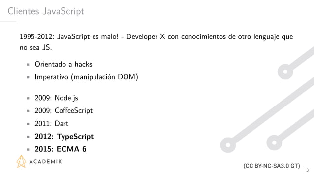 Programación con ECMA6 y TypeScript | PPT