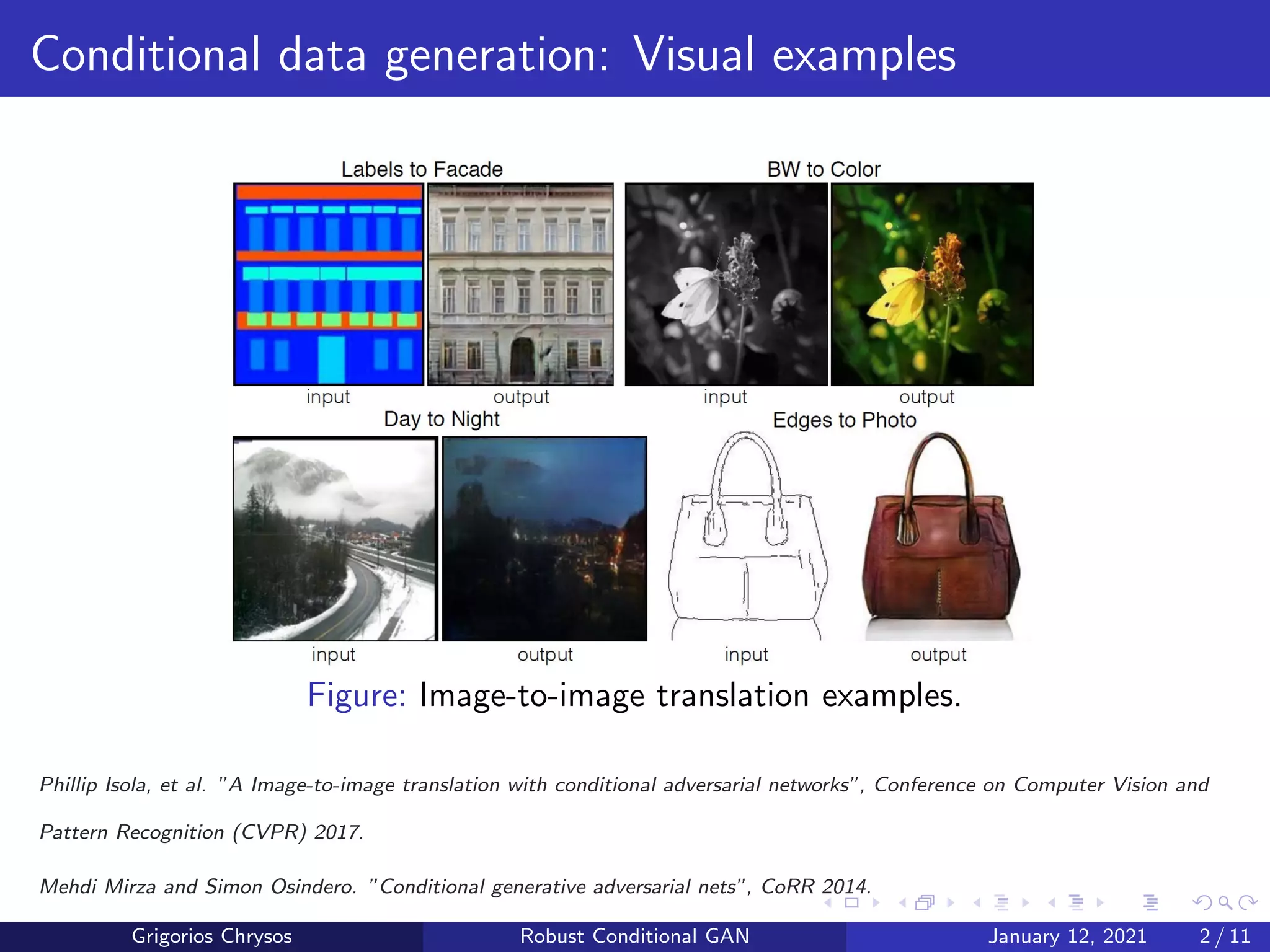 Robust conditional generative adversarial networks | PPT Robust conditional generative adversarial networks | PPT