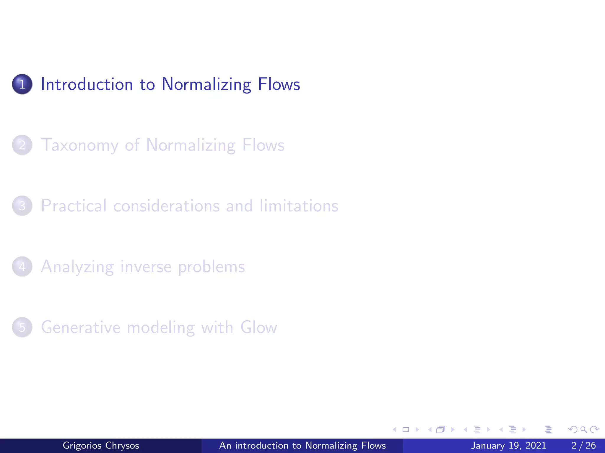 An Introduction On Normalizing Flows Ppt