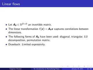An introduction on normalizing flows | PDF