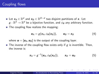 An introduction on normalizing flows | PDF