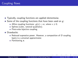 An introduction on normalizing flows | PDF