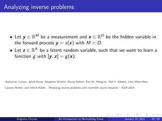 An introduction on normalizing flows | PDF