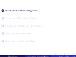 An introduction on normalizing flows | PDF