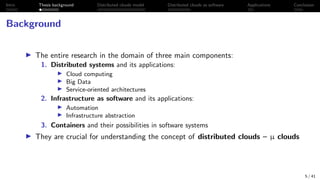 Dynamic formation of the distributed micro clouds | PPT