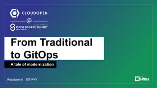 From traditional to GitOps | PDF