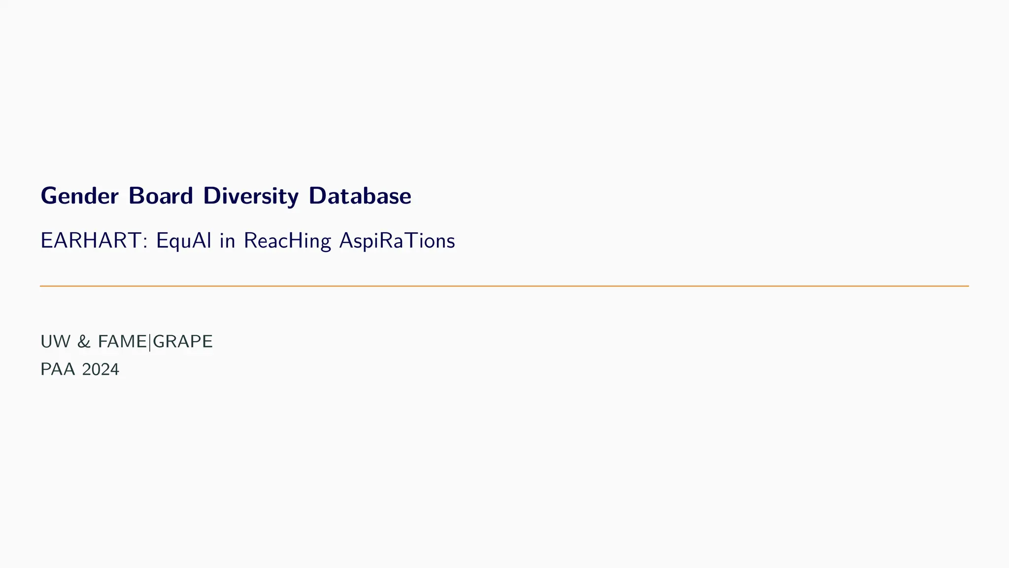 Introducing Gender Board Diversity Dataset | PDF