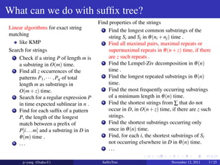 Ukk's Algorithm of Suffix Tree | PDF