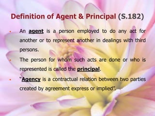 Main contract of agency1 | PPTX