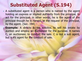 Main contract of agency1 | PPTX
