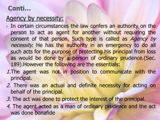 Main contract of agency1 | PPT