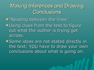 Idea for summary writing | PPT
