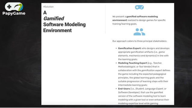 PapyGame - Papyrus for gamers, let’s play modeling | PPT