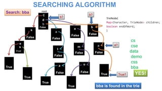 Trie Data Structure | PPTX