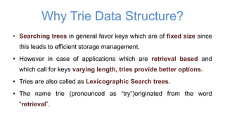 Trie Data Structure | PPTX