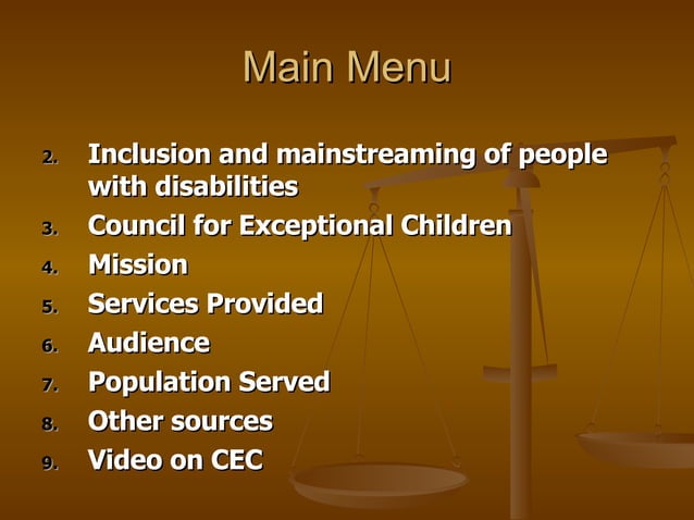 Main Streaming Students | PPT | Special Education | Education